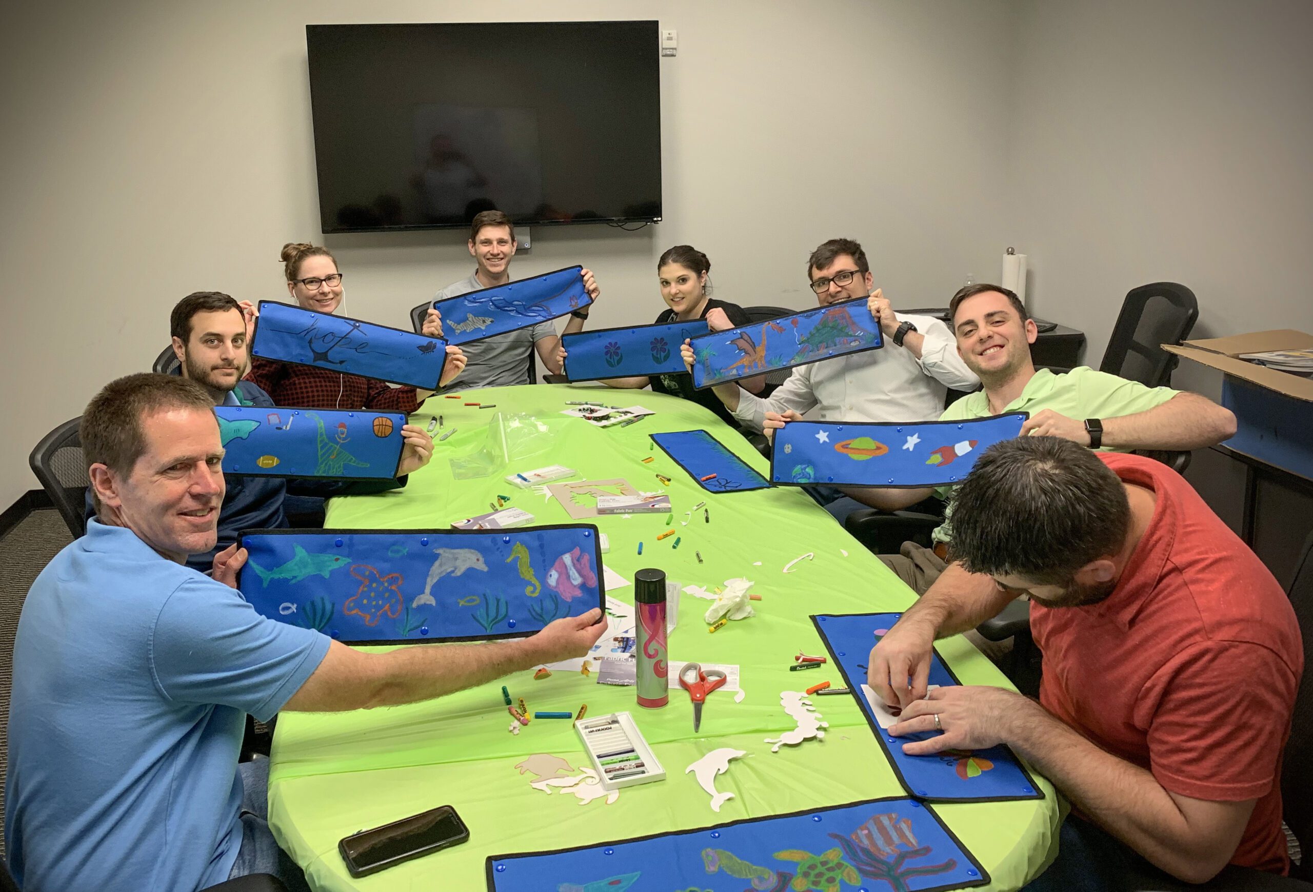 HCI Volunteers Create and Pack Sweet Cases for Children - Halff